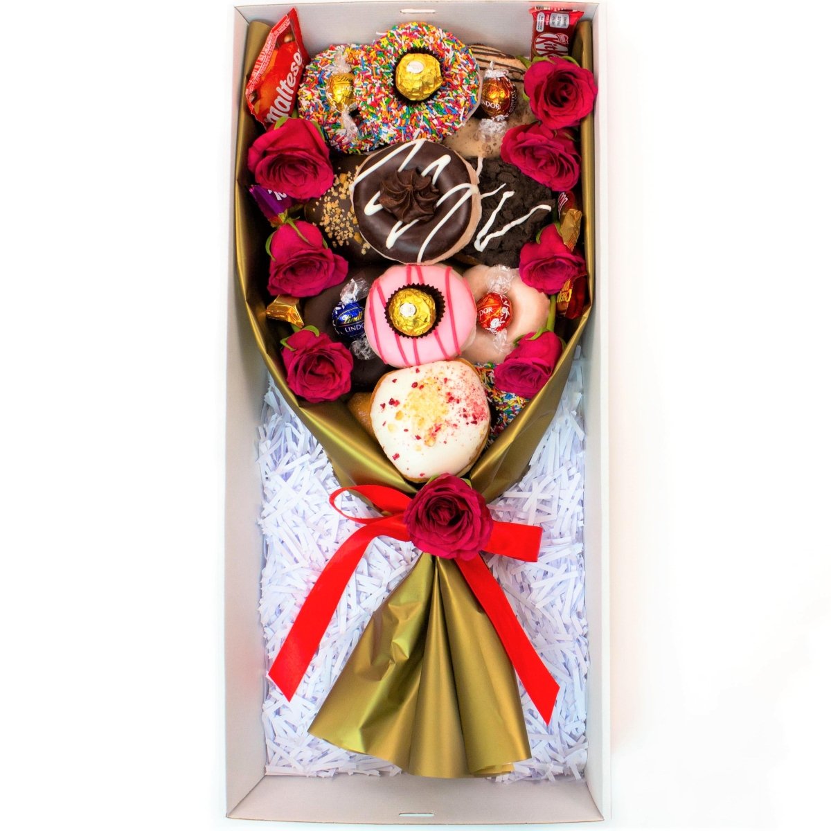 Flower Donut Bouquet (Douquet) - Yummy Box