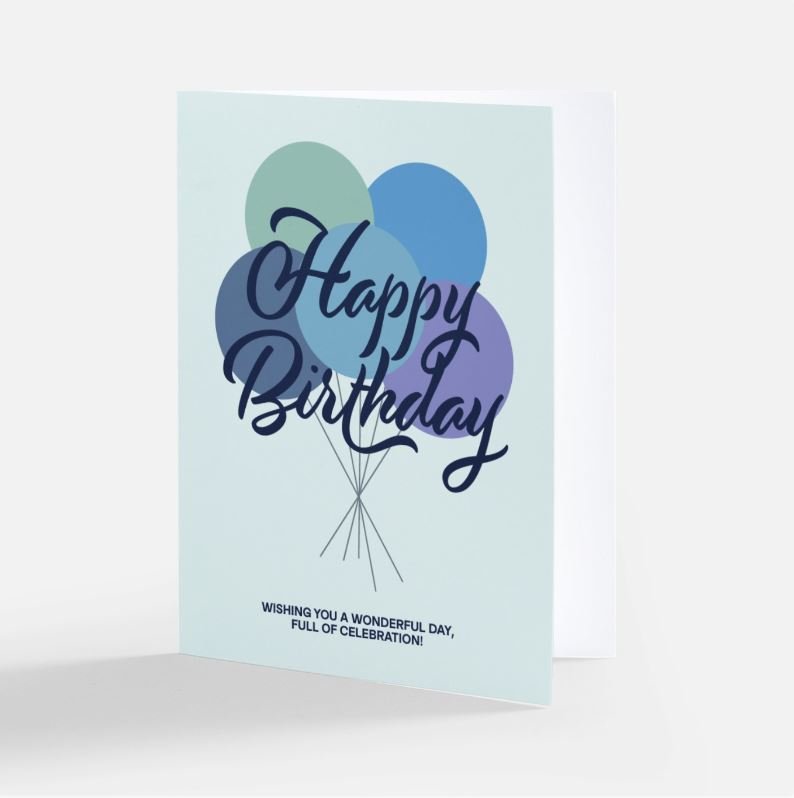 Happy Birthday Greeting Card - Yummy Box